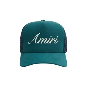 Amiri Script Logo Trucker Hat