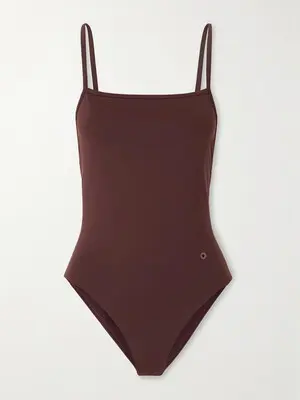Loro Piana Embellished Swimsuit - Brown