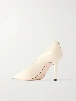 JIMMY CHOO Love 85 Leather Pumps - Neutrals