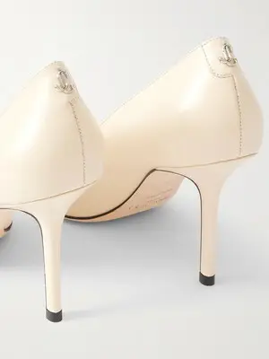 JIMMY CHOO Love 85 Leather Pumps - Neutrals