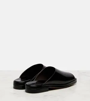 THE ROW Emi Patent Leather Mules