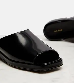 THE ROW Emi Patent Leather Mules