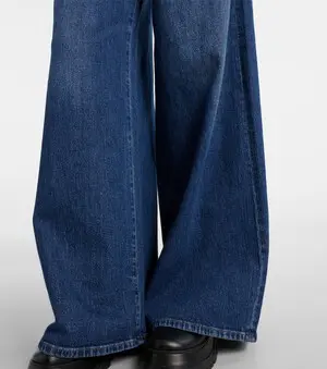 7 For All Mankind Marie Wide-leg Jeans - Blue
