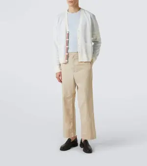 Thom Browne 4-bar Cotton Jersey T-shirt - Blue