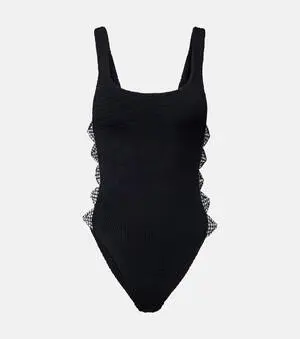 Hunza G Cutout Swimsuit - Black