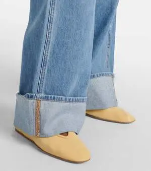 Veronica Beard Taylor High-rise Wide-leg Jeans - Blue