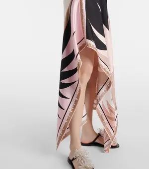 Emilio Pucci Stella Knitted Silk-blend Midi Dress