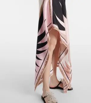 Emilio Pucci Stella Knitted Silk-blend Midi Dress