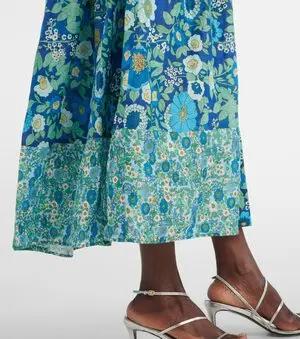 ALEMAIS Alémais Sacha Floral Ramie Shirt Dress