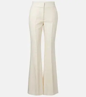 Gabriela Hearst Rhein Flared Silk Pants