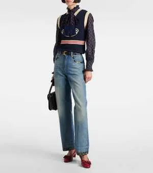 Valentino Garavani Chez Cotton Sweater Vest