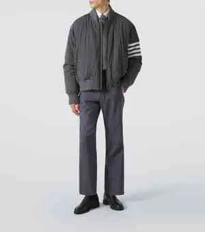 Thom Browne 4-bar Bomber Jacket