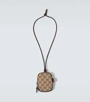 Gucci Gg Canvas Pouch With Strap