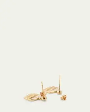 ALMASIKA Sagesse Vici Diamond Charm Earrings