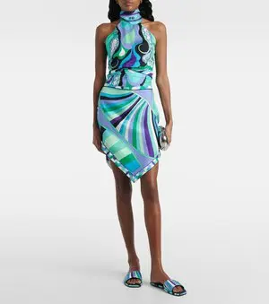 Emilio Pucci Iride Printed Mini Skirt