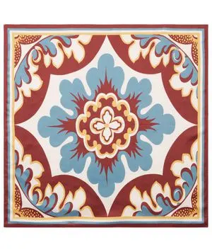 La DoubleJ Printed Silk Twill Scarf