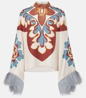 La Doublej Trimmed Blouses