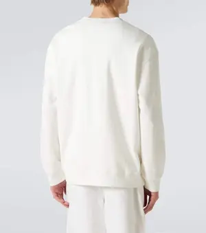 Brunello Cucinelli Logo Cotton-blend Jersey Sweatshirt