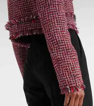 Safiyaa Wool-blend Tweed Jacket