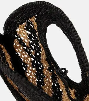 Jacquemus Spiaggia Small Raffia Shoulder Bag