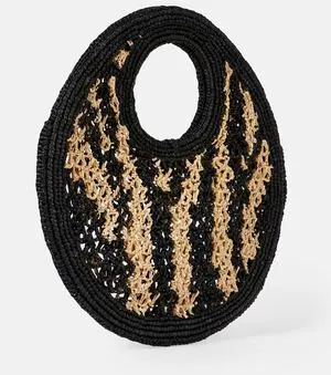 Jacquemus Spiaggia Small Raffia Shoulder Bag