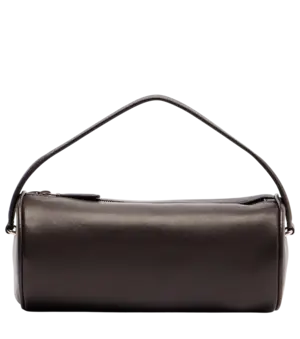 THE ROW 90s Leather Tote Bag - Brown