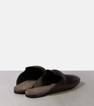 Brunello Cucinelli Leather Mules