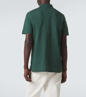 Sunspel Cotton Polo Shirt - Green