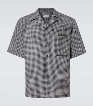 Loro Piana Checked Linen Shirt
