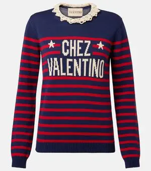 Valentino Garavani Striped Sweaters For Women