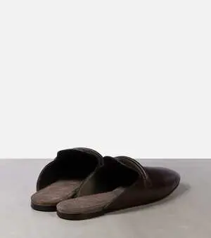 Brunello Cucinelli Leather Mules