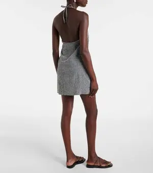 Hunza G Gingham Seersucker Minidress