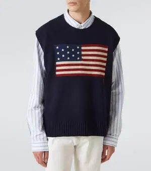 Polo Ralph Lauren Wool And Cotton Sweater Vest