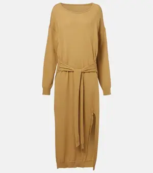 LEMAIRE Trompe-l'oil Cotton Midi Dress