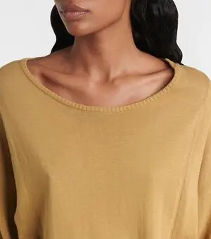 LEMAIRE Trompe-l'oil Cotton Midi Dress