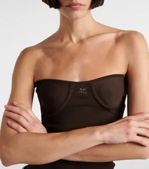 COURREGES Logo Tank Top