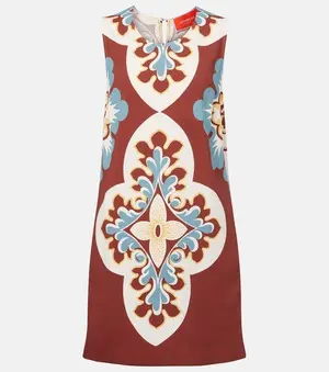 La DoubleJ Printed Satin Shift Dress