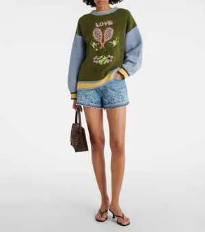 ALEMAIS Anouk Wool, Alpaca, And Mohair-blend Sweater