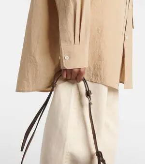 LEMAIRE Tie-detailed Cotton Shirt