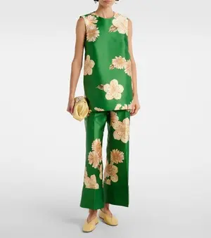 ALEMAIS Floral Print Top