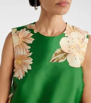 ALEMAIS Floral Print Top