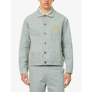 New Era Striped Denim Jacket