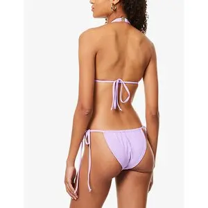 OCEANUS Tropical Rhinestone-embellished Bikini Set