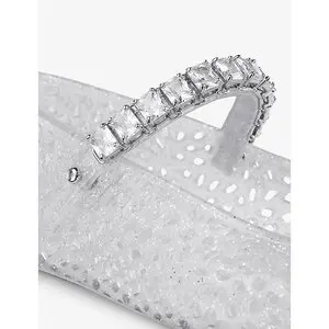 JIMMY CHOO Jelly Ballet Flats - Clear/silver/crystal