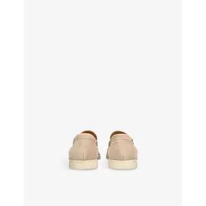 AURELIEN Yacht Suede Loafers - Beige