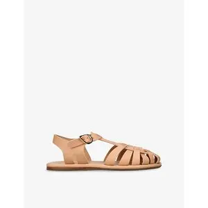 Ancient Greek Silver Tone Sandals For Women
