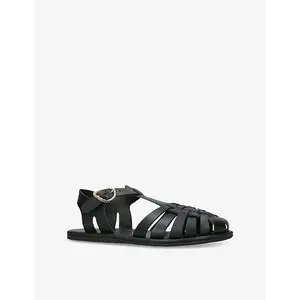 ANCIENT GREEK SANDALS Karina Leather Sandals - Black