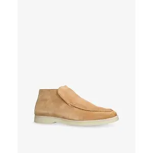 AURELIEN City Suede Loafers - Beige