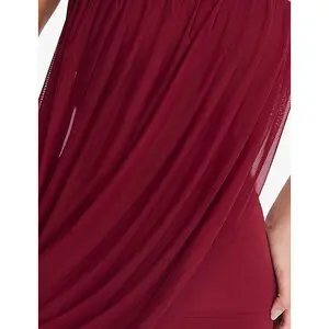 MISTRESS ROCKS Draped Strapless Mini Dress