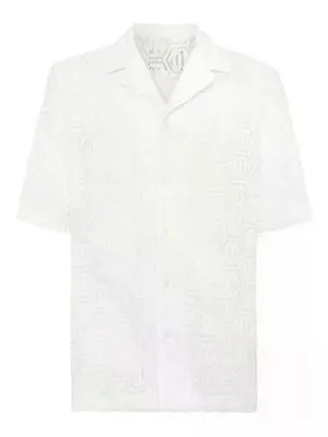 Philipp Plein Monogram-jacquard Shirt